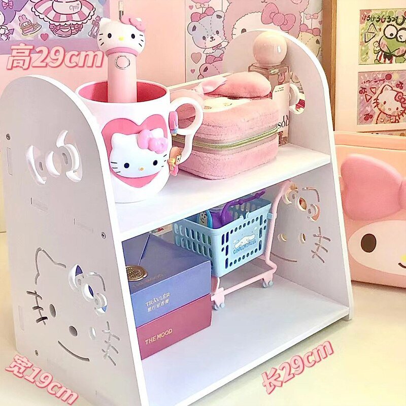 Cinnamoroll Hello Kitty Sanrio Kawaii Anime Bookshelf Cute Cartoon