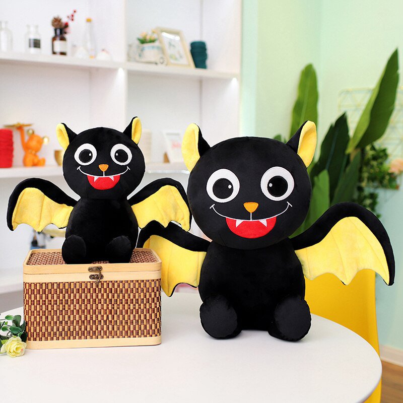 Halloween Cute Devil Bat Plush Doll Stuffed Animal Kawaii Soft Toy ...