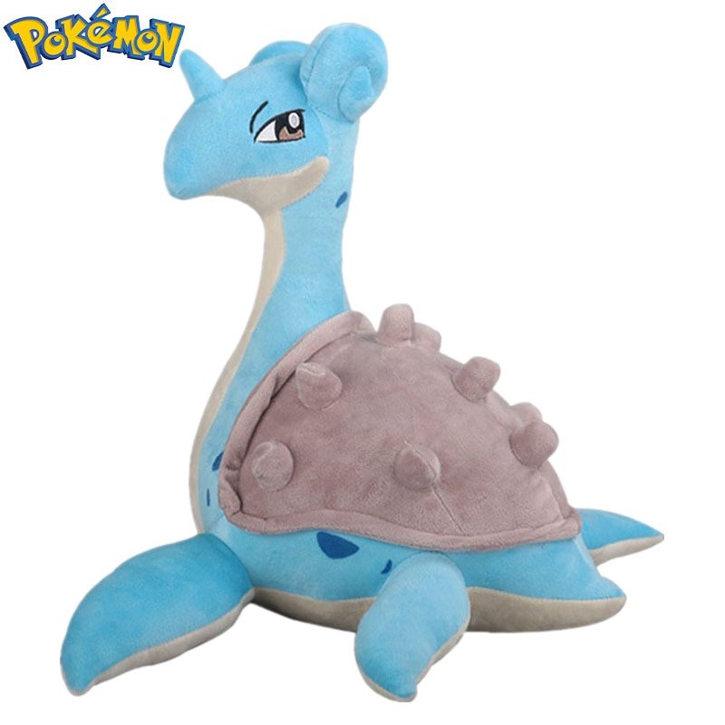 40cm Big Size Pokemon Anime Lapras Figure Plush Doll Toy Soft Filler ...