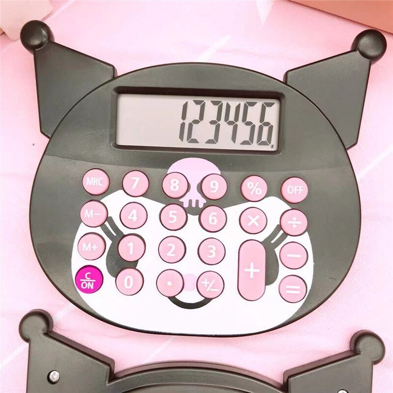 Sanrio Kawaii Calculators Kuromi Cute Anime Student Portable Learning ...