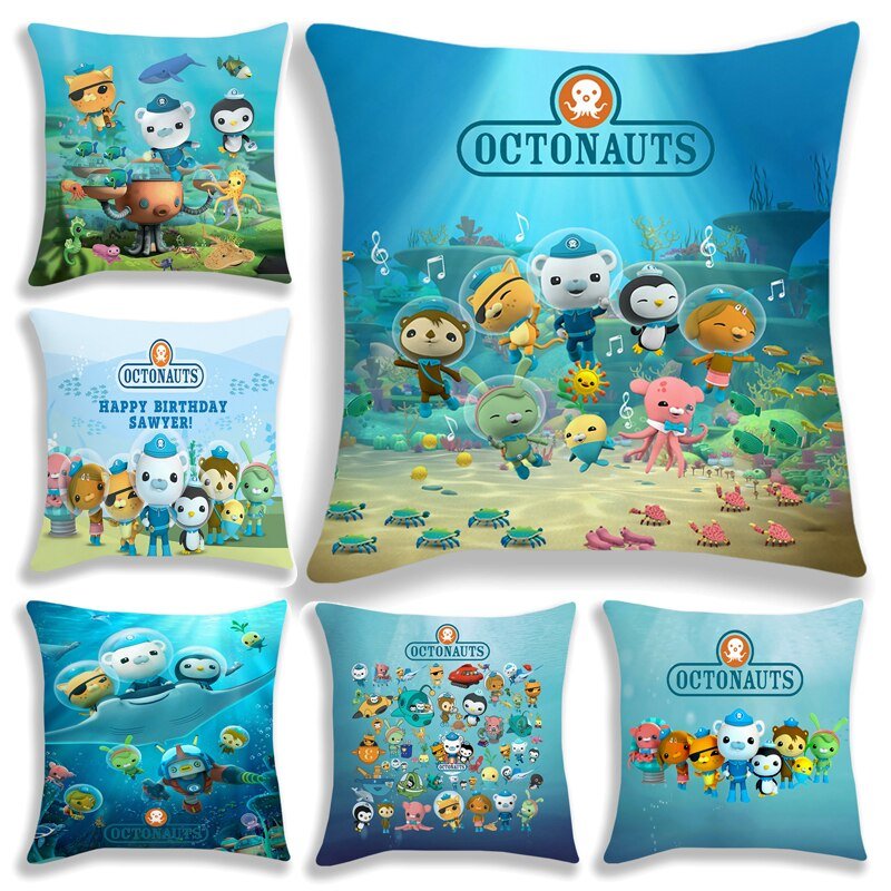 Cartoon Octonauts Children Pillow Case Cute Anime Toys for Toddler Kids ...