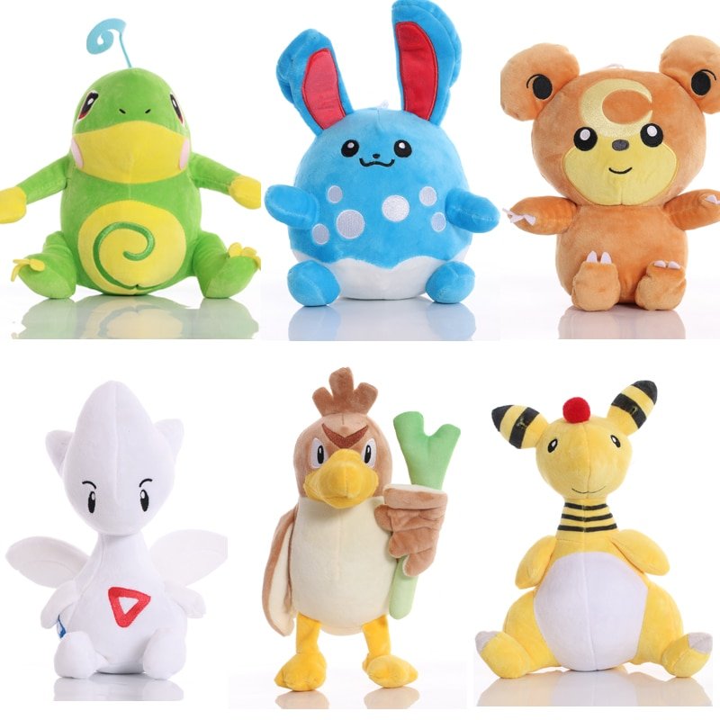 16-23cm Pokemon Politoed Azumarill Ampharos Farfetchd Teddiursa Togetic ...