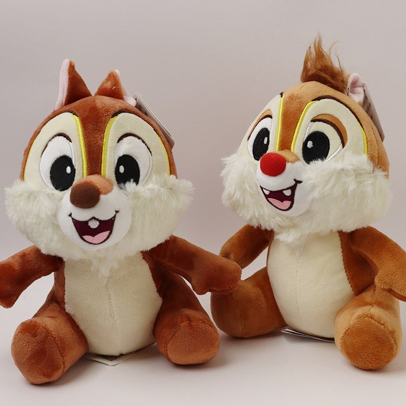 22cm Kawaii Chip & Dale Set Disney Plush Toys Simba The King Lion Anime ...