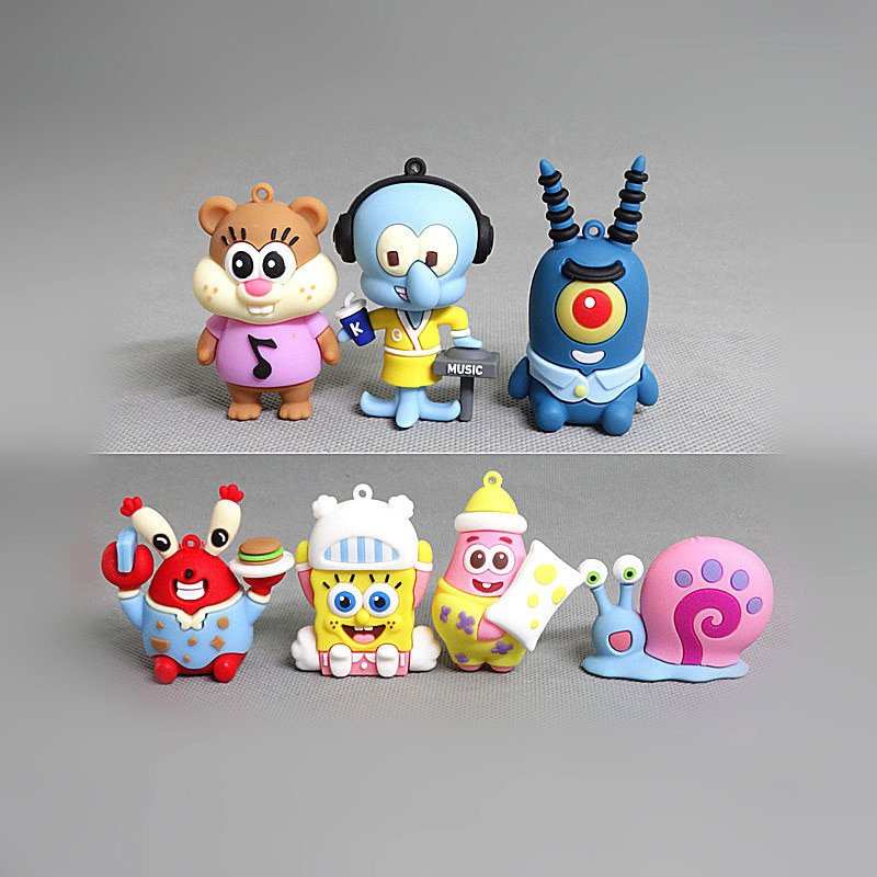 Cute Anime Characters Peripheral Figure Spongebobing Squarepants ...