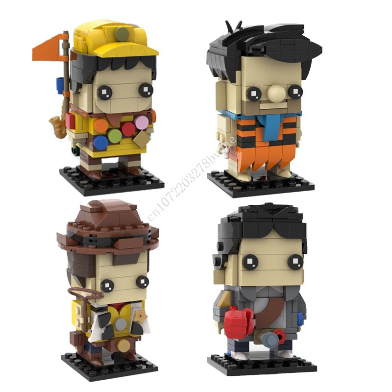 MOC Movie Characters Russell 、Fred Flintstone、Toy Story And Data ...