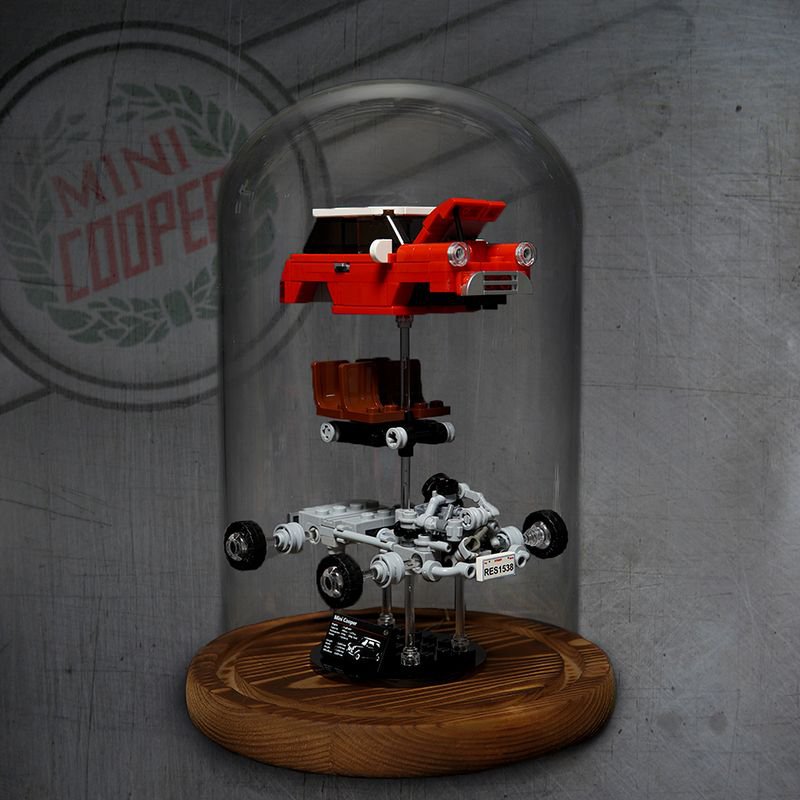 MOC-101416 Exploded Mini Cooper Building Block Model Spliced Toy Puzzle ...
