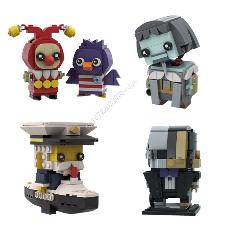 MOC Classic Anime Cartoon Figures Jokie&Jet,Nick,Ferry Captain,A ...