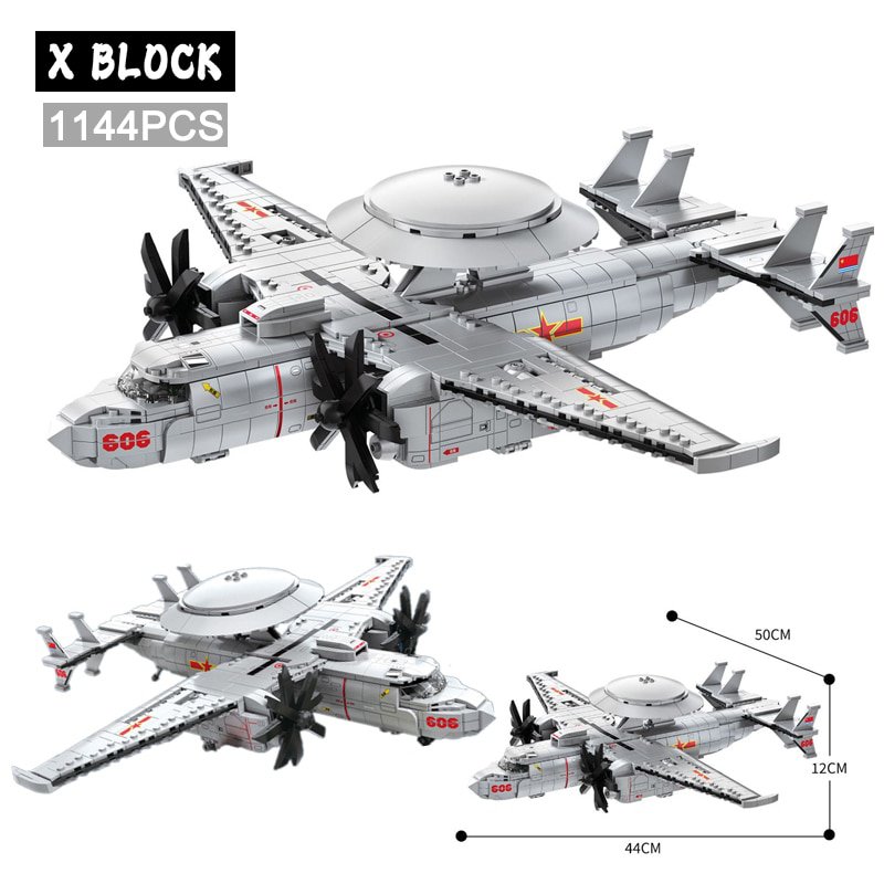 Military WW2 Air Early Warning Airplanes Building Blocks AWACS Fighter ...