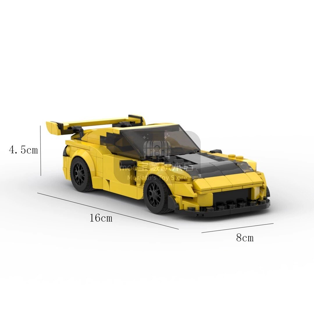 MOC mazda RX7 FD3S/FD/FC racing sports car Vehicle Speed Champion Racer ...