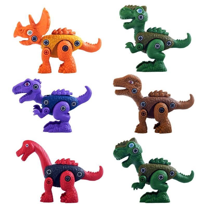 DIY Disassembly Assembly Dinosaur Toy Set Screw Nut Combination ...