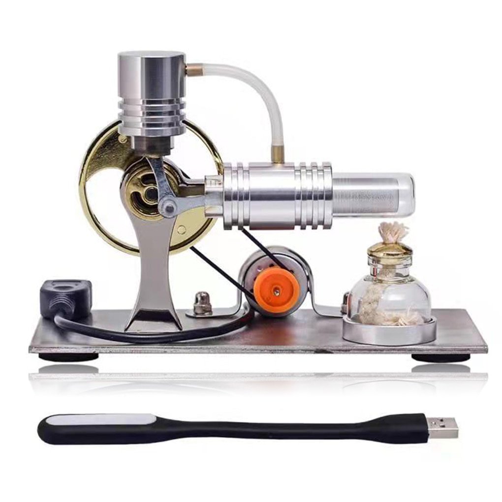 Mini Heat Steam Engine Model Kit Experimenter Toy Miniature Building Toys