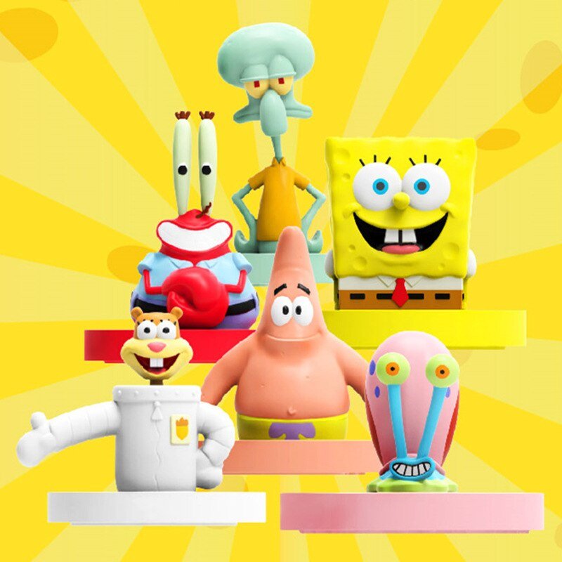 Genuine Cute SpongeBob SquarePants Dolls Stamps Ornaments Decoration ...