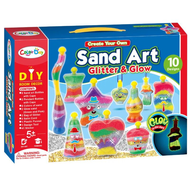 DIY Sand Painting Bottle Children Toys Kids Craft Art Creative ...
