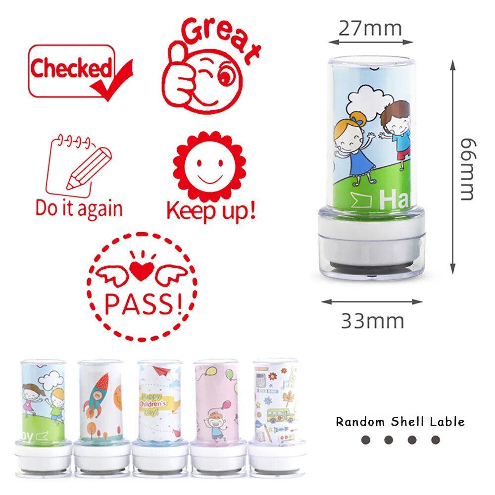 Toy Stamps Cartoon Stamps Kids Seal Office & School Supplies Commentary ...