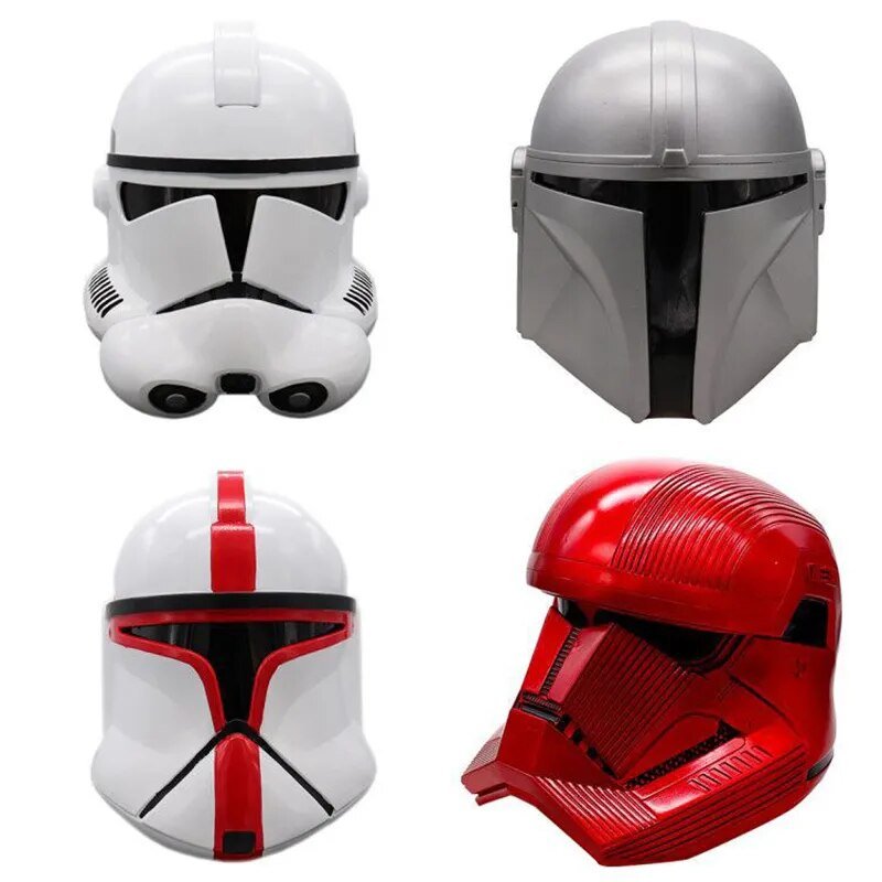 Mandalorian Clone Trooper Helmet Figuras Star War Shelmet Cosplay Mask ...
