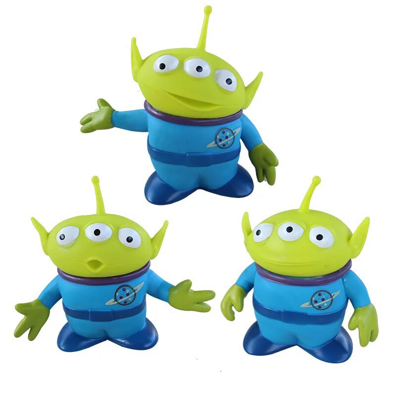 Movie Anime Toy Story Aliens Figure Model Dolls Cute Three-eyed Monster ...
