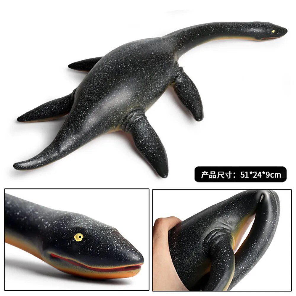 Large Plesiosaur Dinosaur Figure Plesiosaurus Animal PVC Model ...