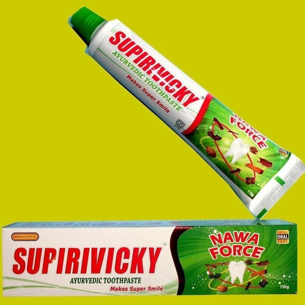 Siddhalepa Supirivicky Herbal Toothpaste Ayurvedic Non flouridated 110g ...