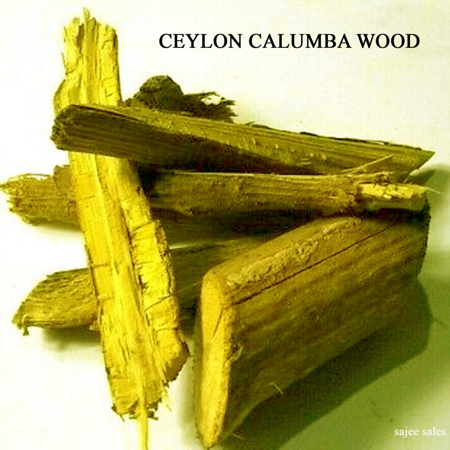 Venivel Calumba Wood sticks powder coscinium fenestratum Venival Ceylon ...