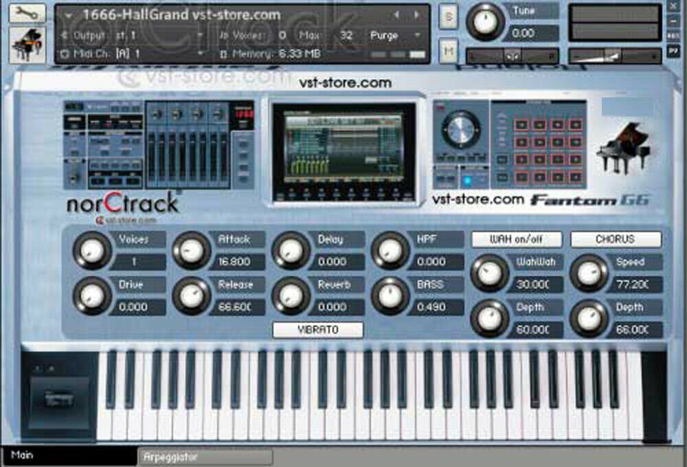 norCtrack Fantom G6 Kontakt Instrument NKI Sample Sounds Virtual Instrument synth Kontakt Library