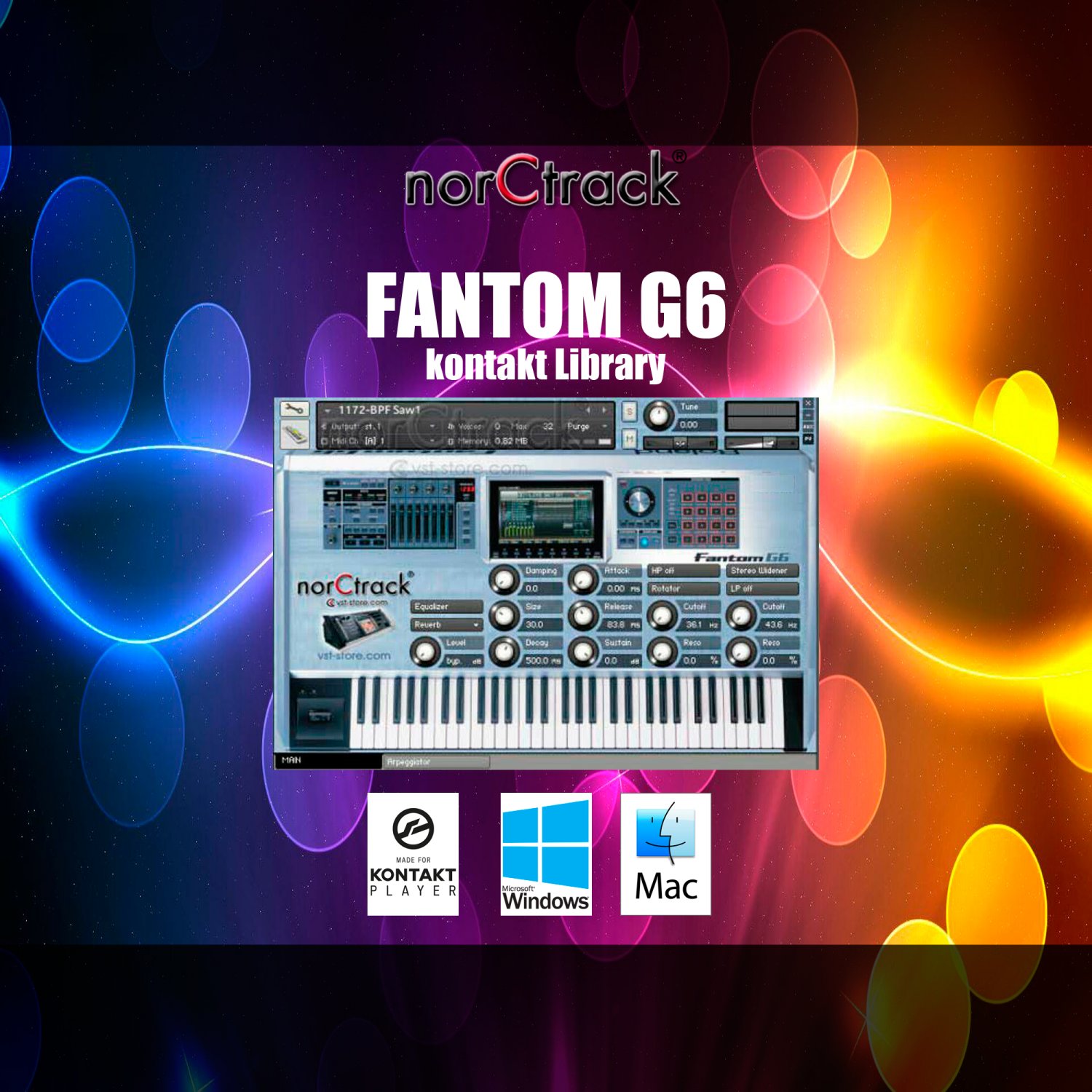 norCtrack Fantom G6 Kontakt Instrument NKI Sample Sounds Virtual ...