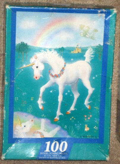 Unicorns Jigsaw Puzzle Lot of 4 Snow Unicorn Dreams Springbok 750 500 ...