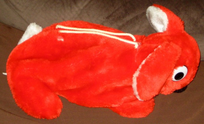 SOLD Lego Duplo Plush Red Bunny Rabbit Carrying Case Storage Tote 1984