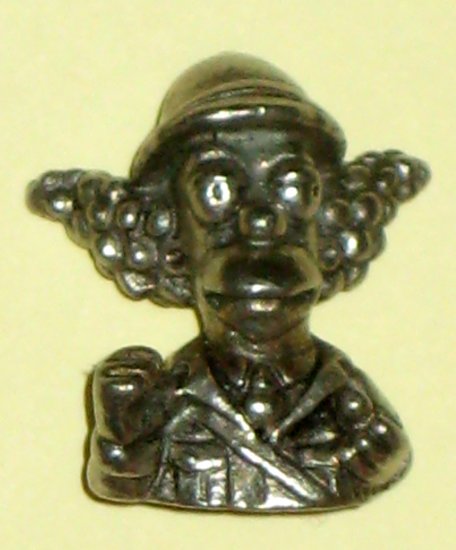 Krusty the Clown Colonel Mustard Miniature Pewter Figure The Simpsons ...