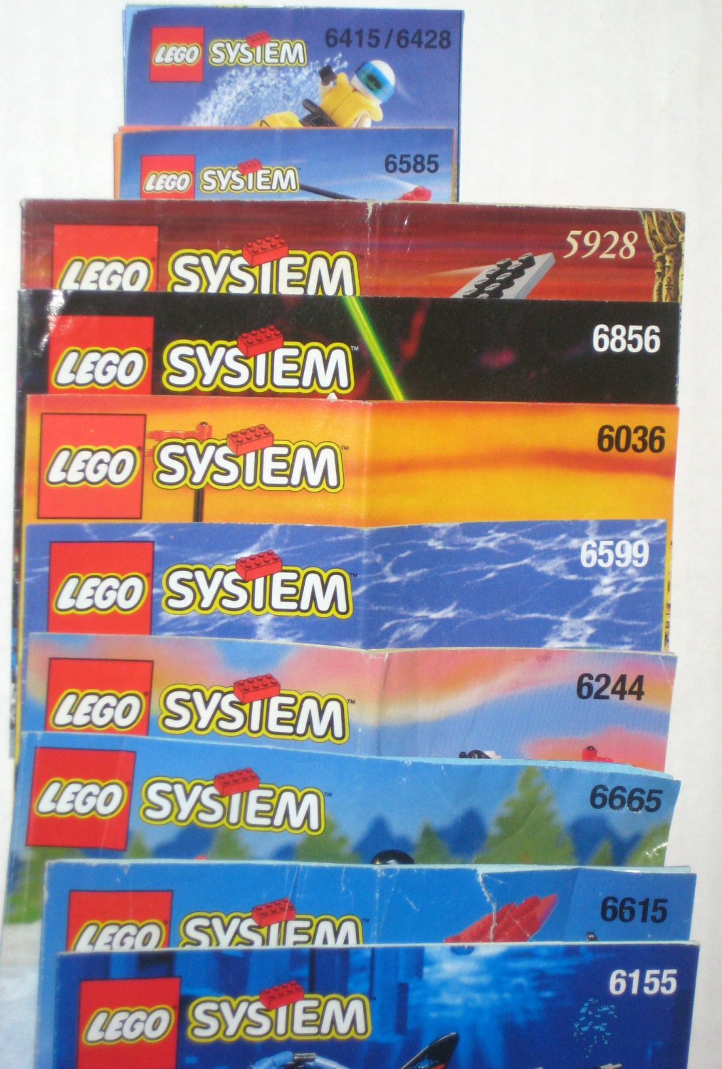 Lego System Instruction Manual Book Booklet Large Lot