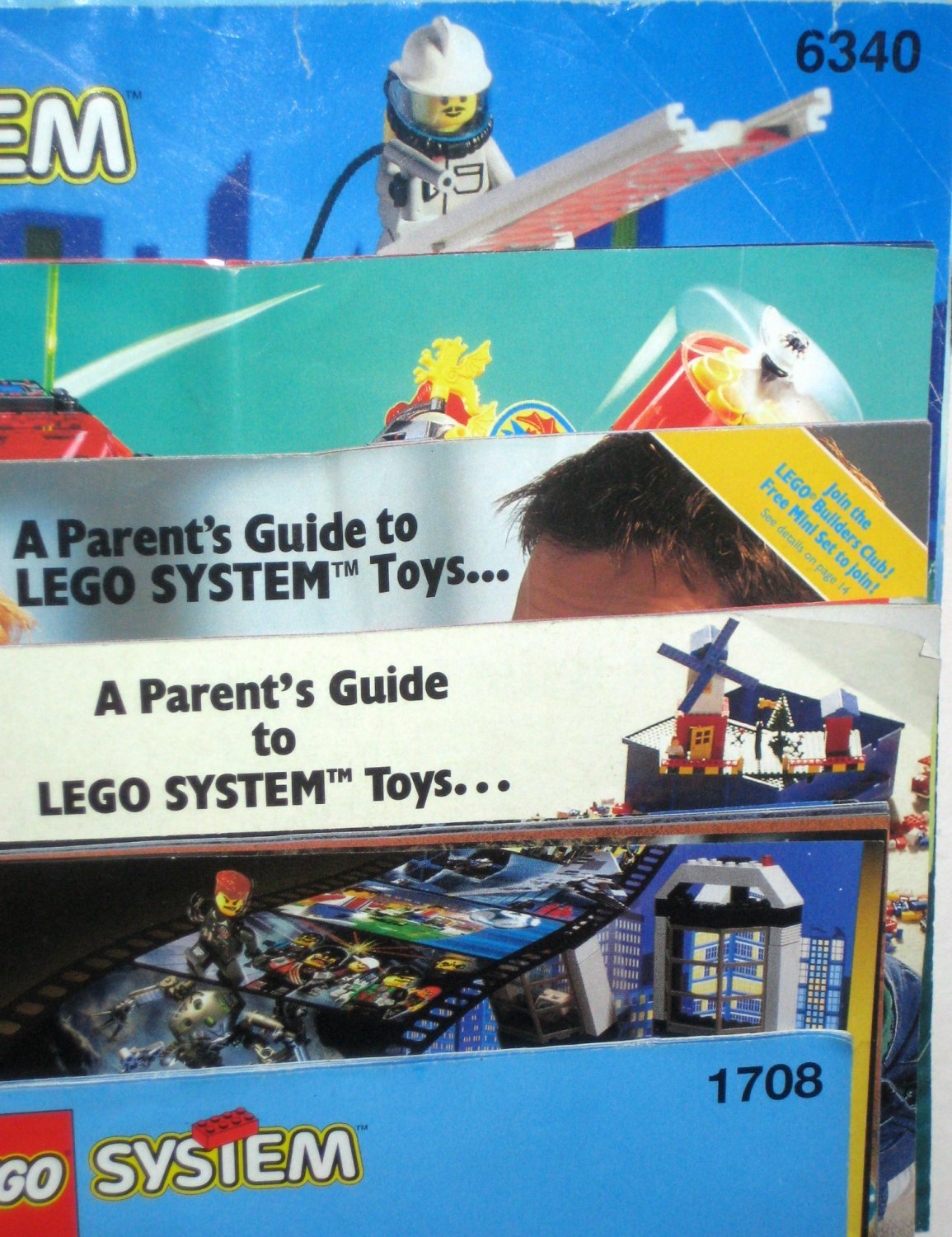 Lego System Instruction Manual Book Booklet Large Lot
