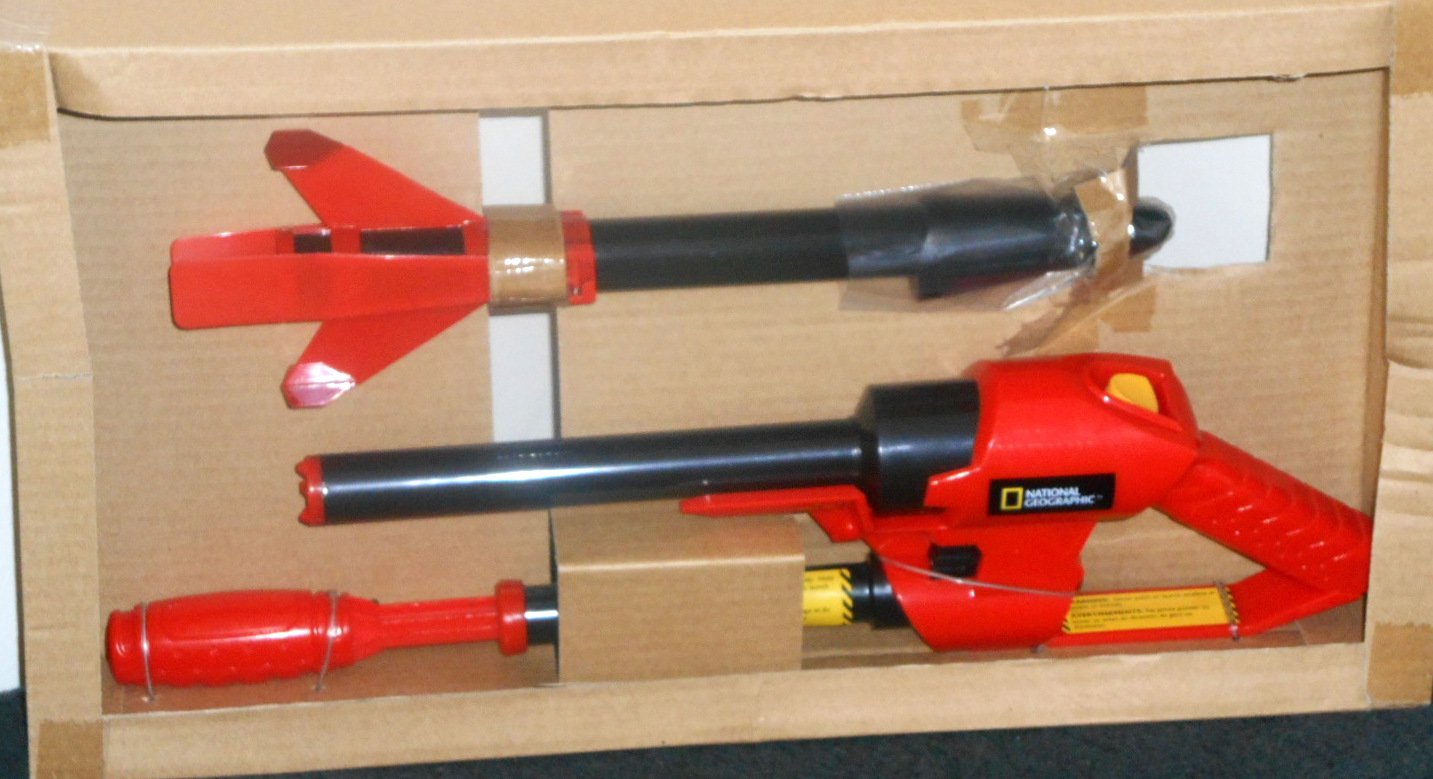 Roto Rocket Air Launched Powered National Geographic Box Instructions ...