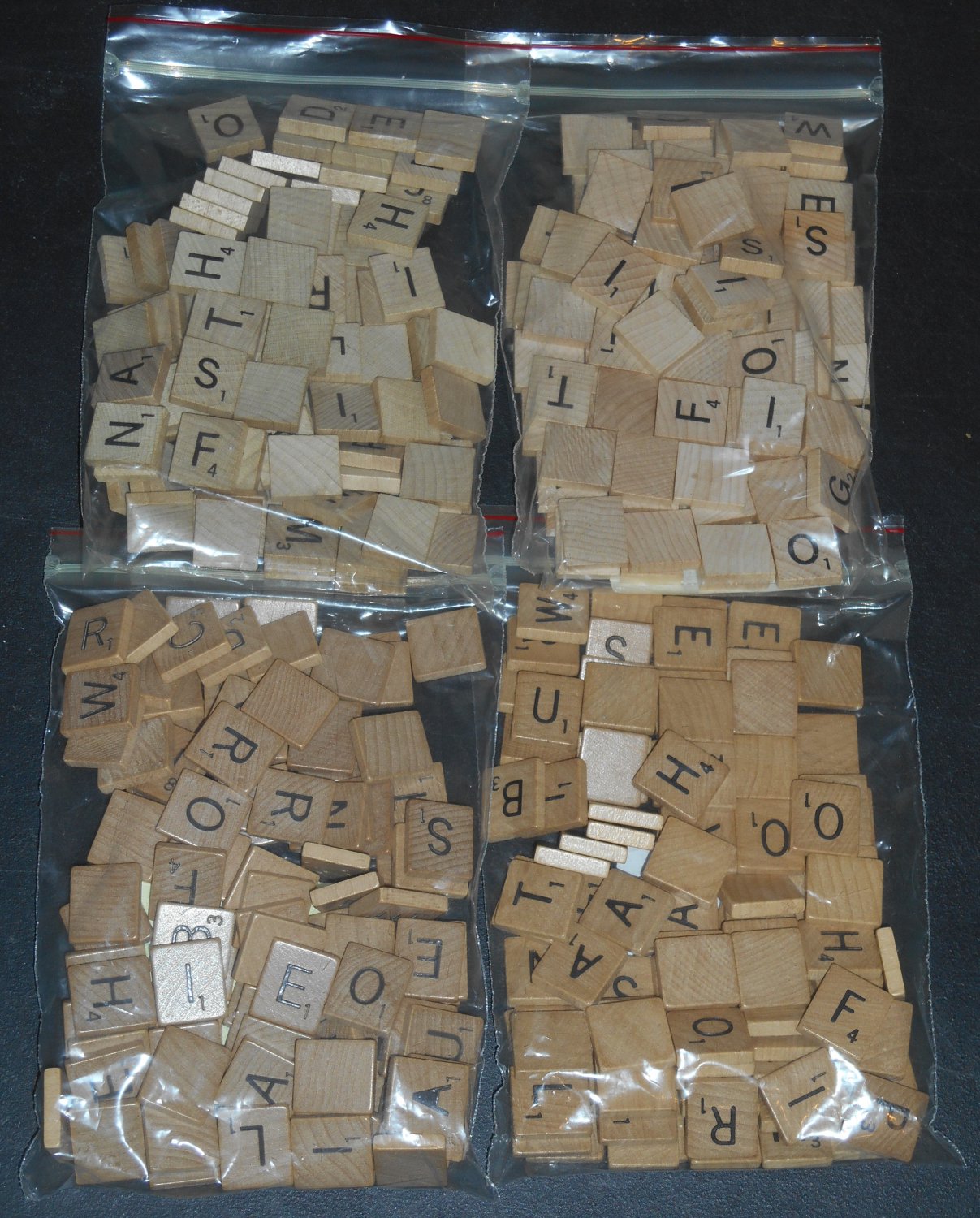 Wood Scrabble Game