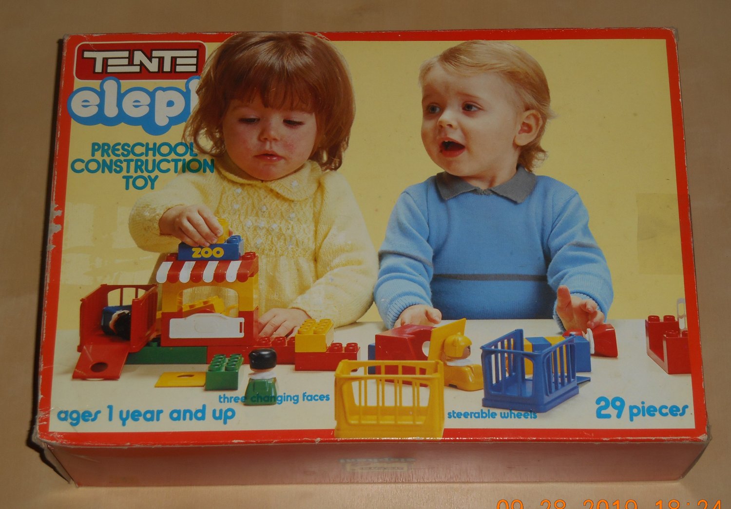 Tente Elephant Set 237 Zoo Animals Plastic Building Blocks Bricks 0237 ...