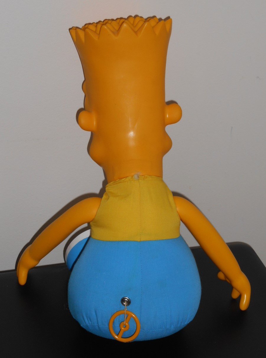 Bart Simpson Talking Pull String 18 Inch Doll Dan-Dee DanDee 1990