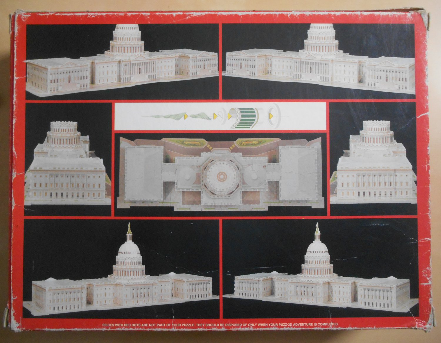 US Capitol Building Washington DC Puzz3D Jigsaw Puzzle 690 Foam Pieces ...