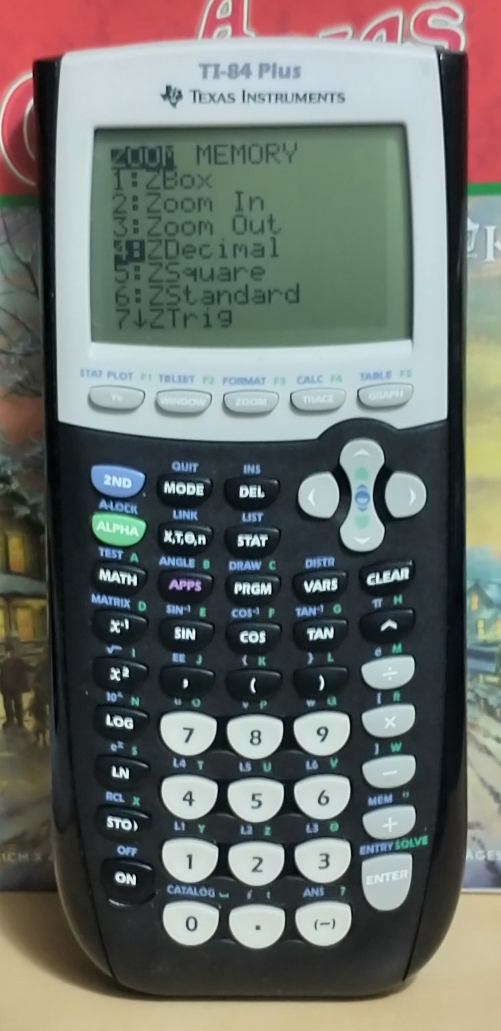 TI 84 Plus Graphing Calculator With Sliding Cover TI84 Texas