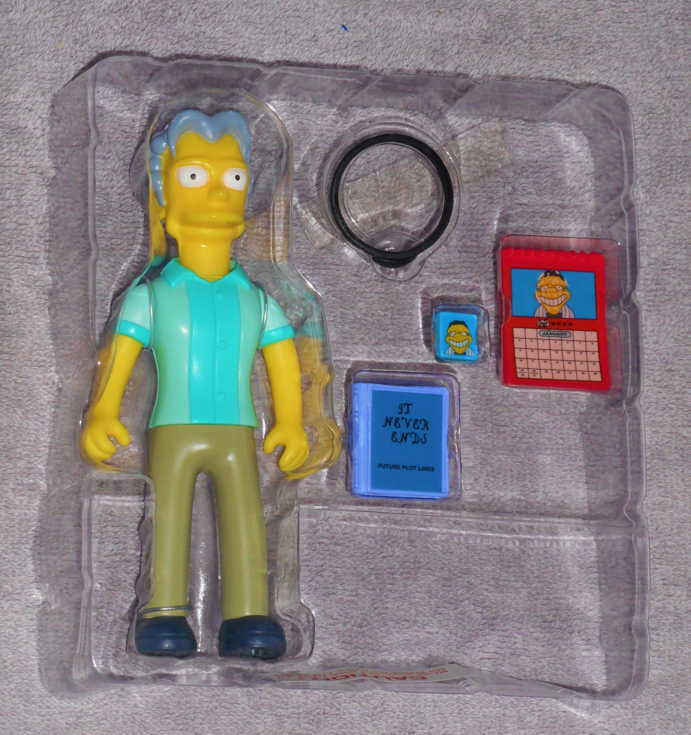 World of Springfield Handsome Moe Interactive Figure WOS Series 15 ...