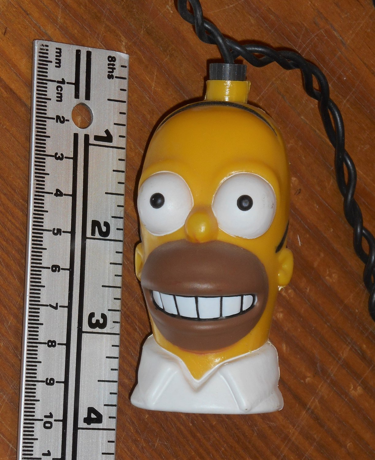 Homer Simpson Heads Decorative 10 Light String Set Fox TV 2002 The Simpsons