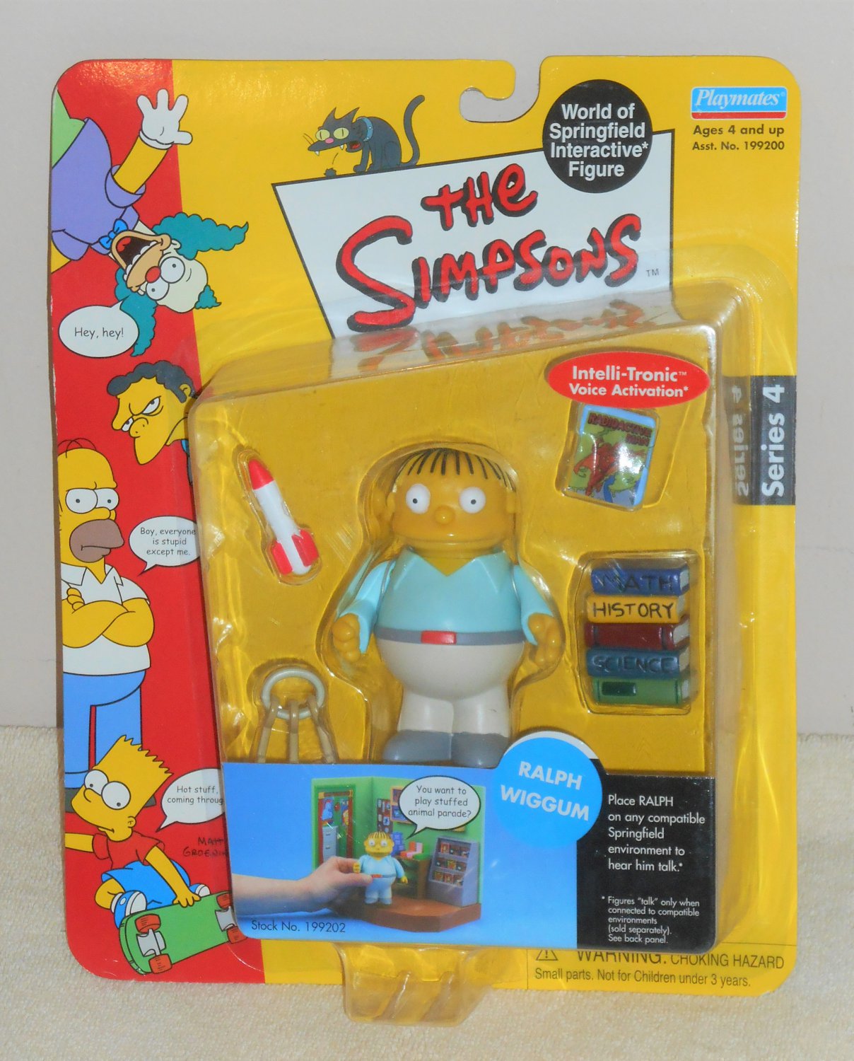 Simpsons WOS Series 4 Interactive Figures Itchy Casual Homer Ralph ...