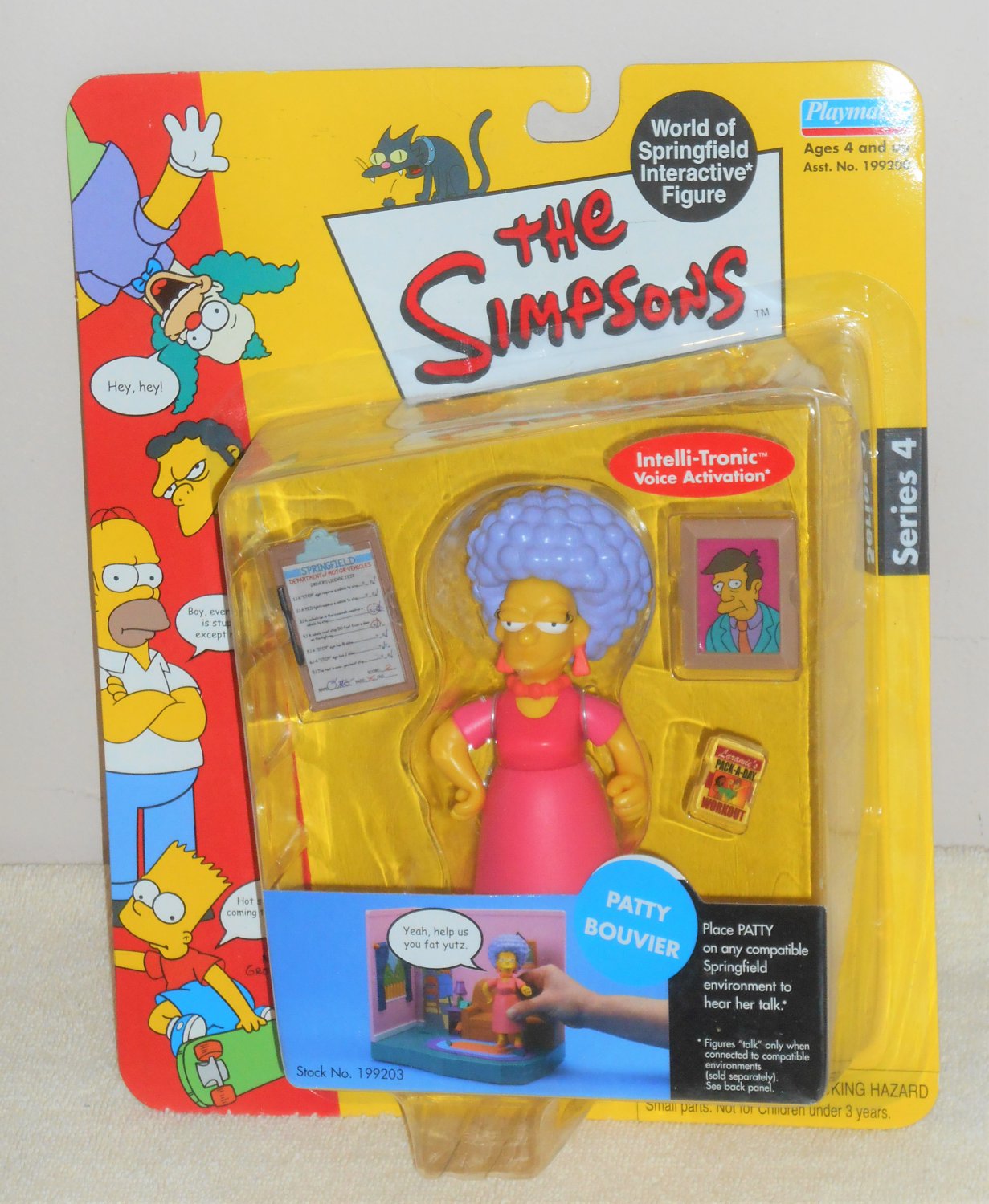 Simpsons WOS Series 4 Interactive Figures Itchy Casual Homer Ralph ...