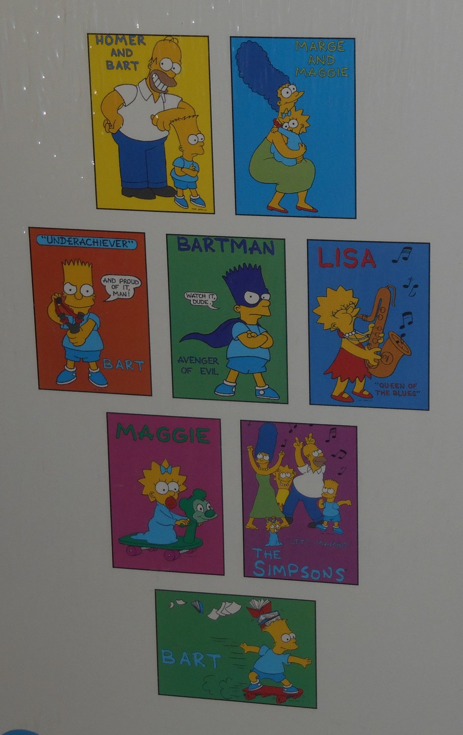 Simpsons Big Book of Posters Book 2007 + 1990 + Go Simpsonic Punch Outs ...