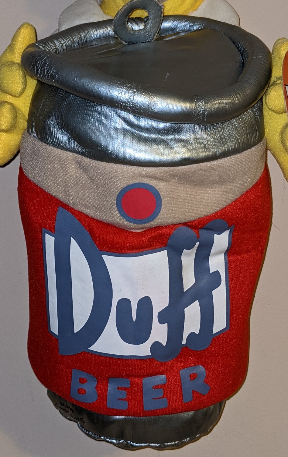 The Simpsons Homer Duff Beer Plush Holiday Stocking Kurt Adler 2004