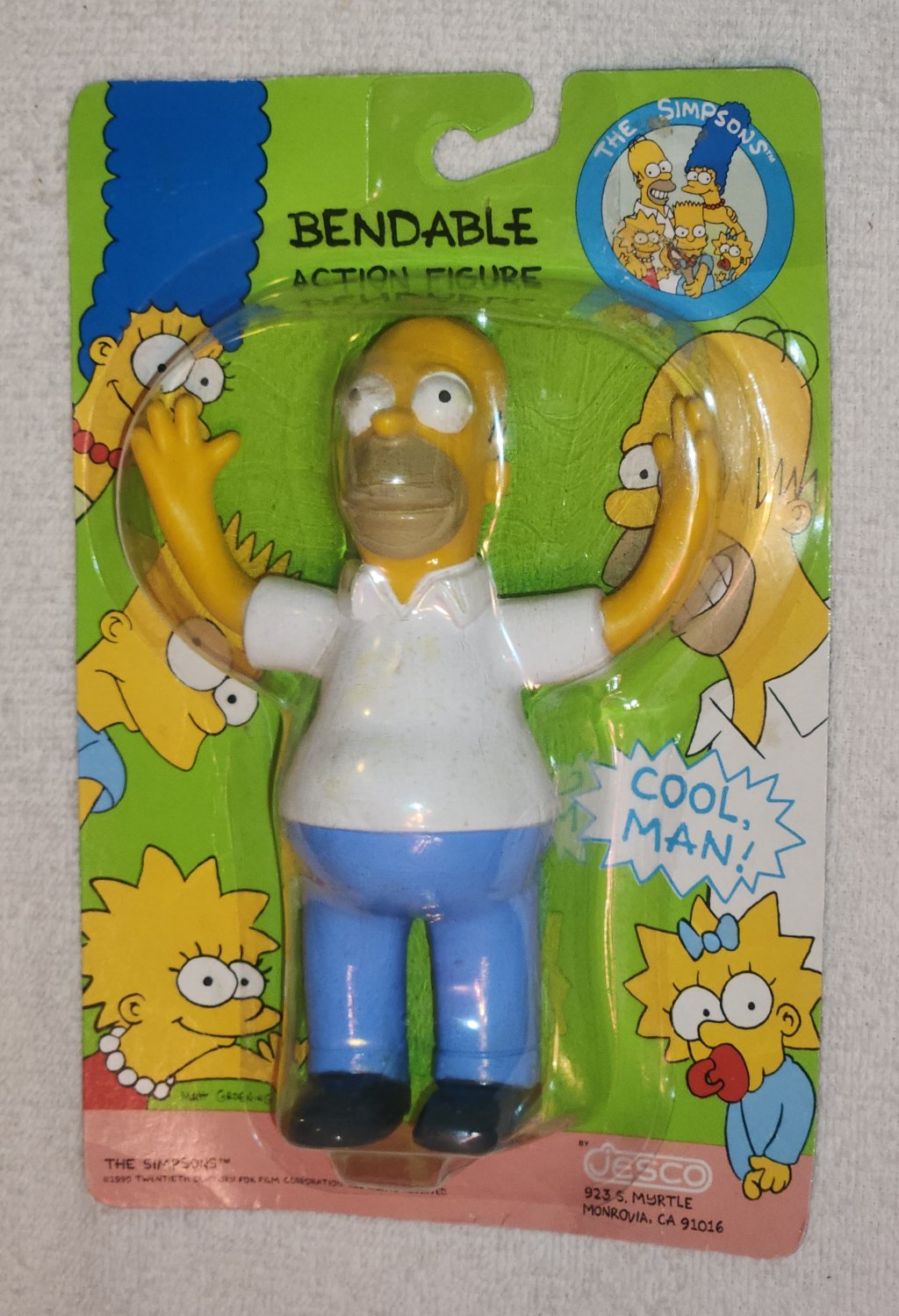 The Simpsons Family Bendable Action Figures Set 8 Total Jesco Homer ...