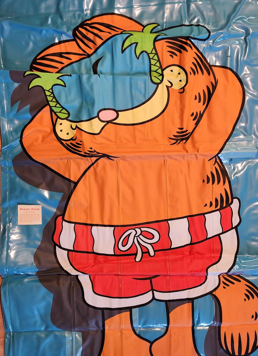 Garfield the Cat Vinyl Pool Float Raft Members Only Beach Club 72 x 30 ...
