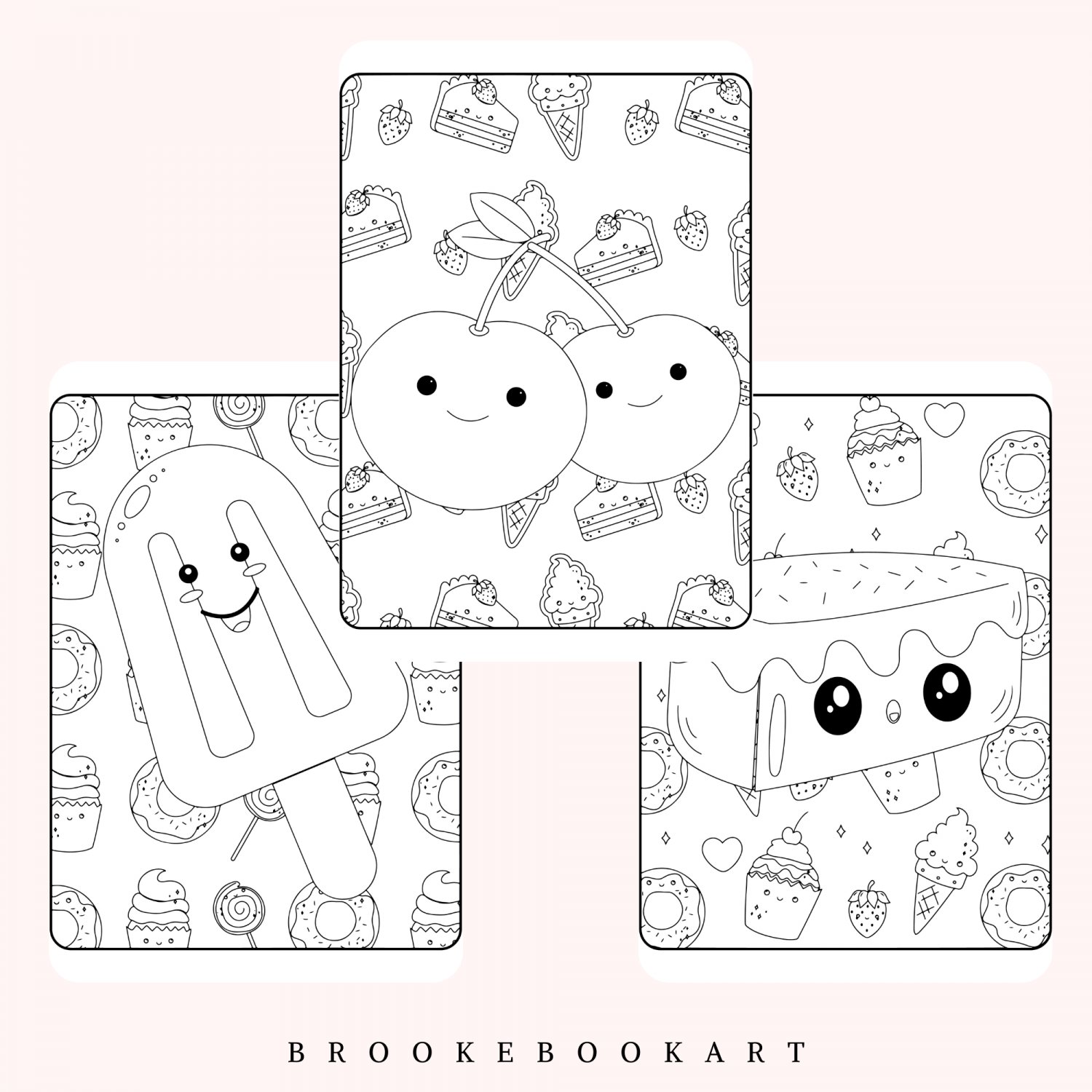 cute kawaii food coloring pages : Cute food kawaii coloring pages for ...