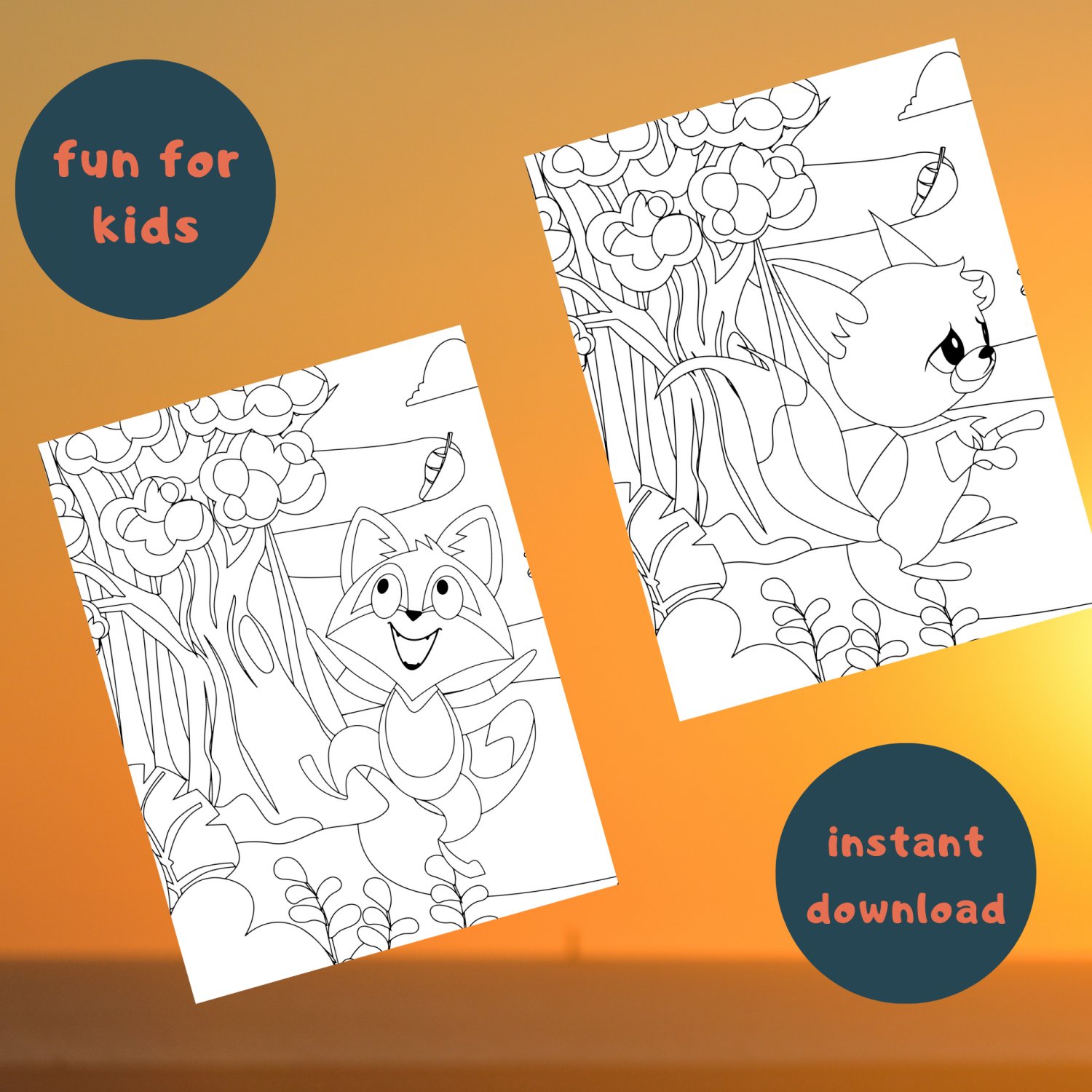 Cute Fox Coloring Pages | 30 Printable Fox Coloring Pages for Kids ...