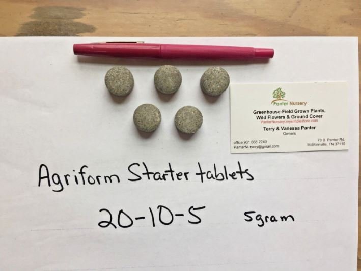 5 FERTILIZER PLANTING TABLETS AGRIFORM 20-10-5 Plantations