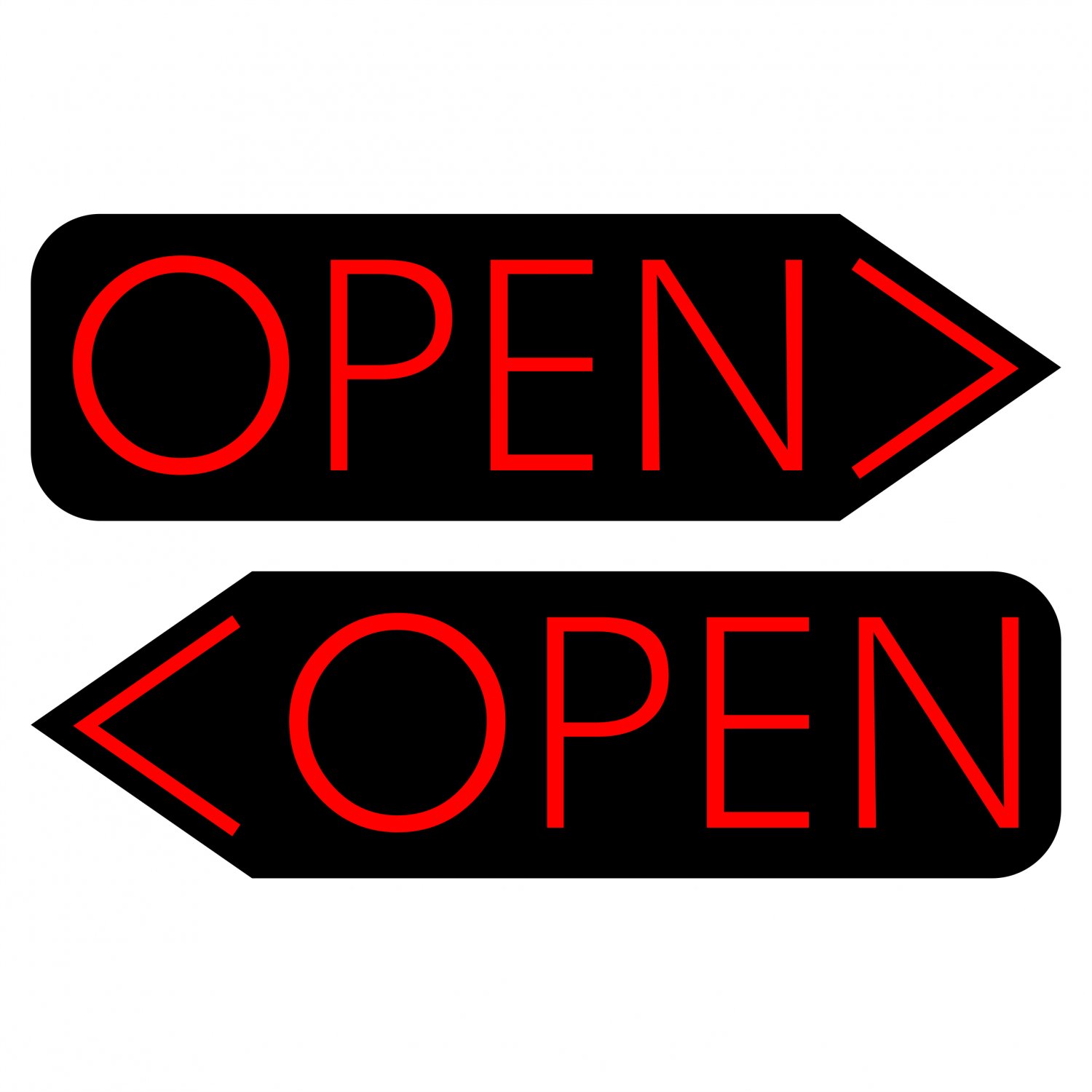 Open Neon Sign, Business Open Sign, Red Neon Open Sign for any type of ...