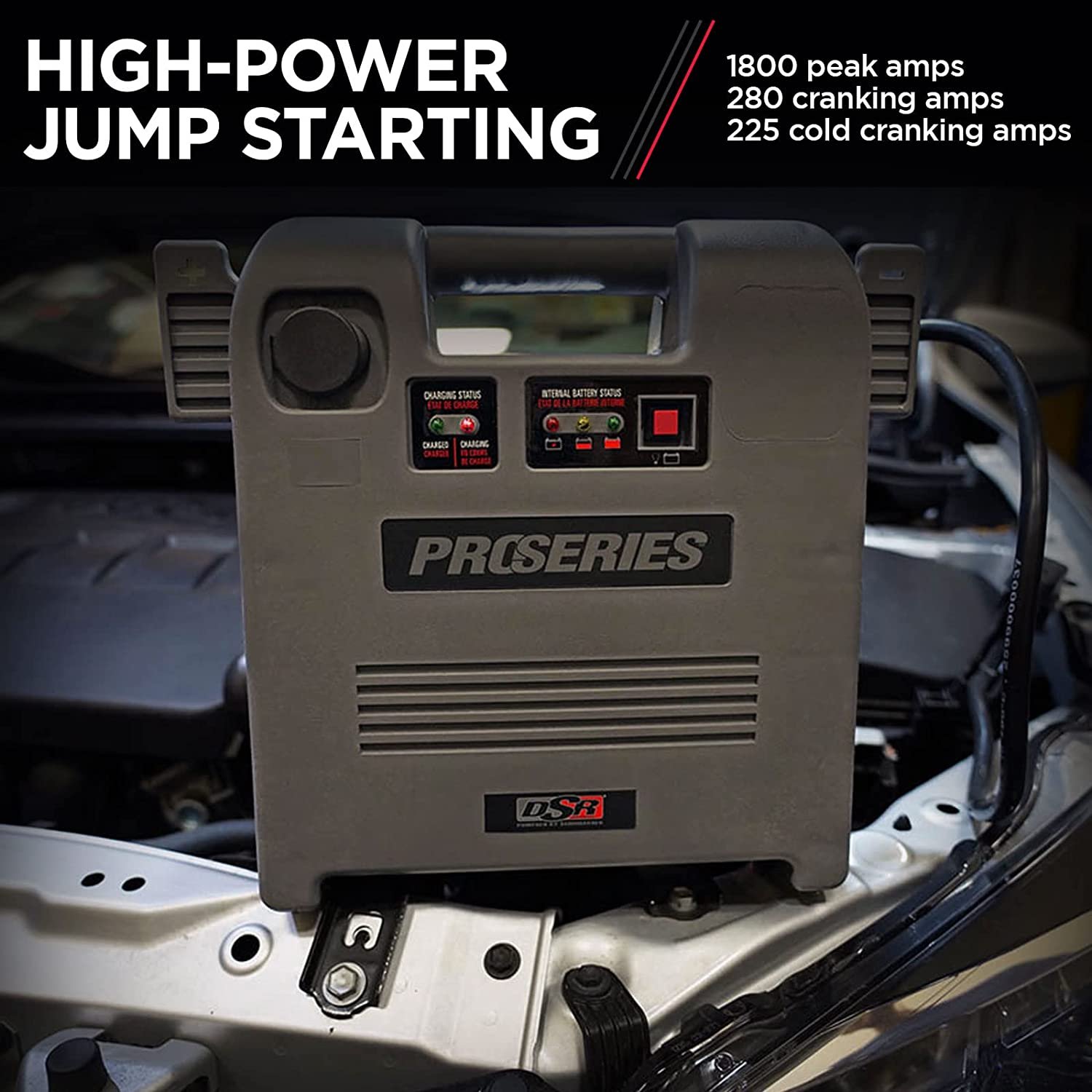 Schumacher DSR119 DSR ProSeries Rechargeable AGM Jump Starter - 1800A ...