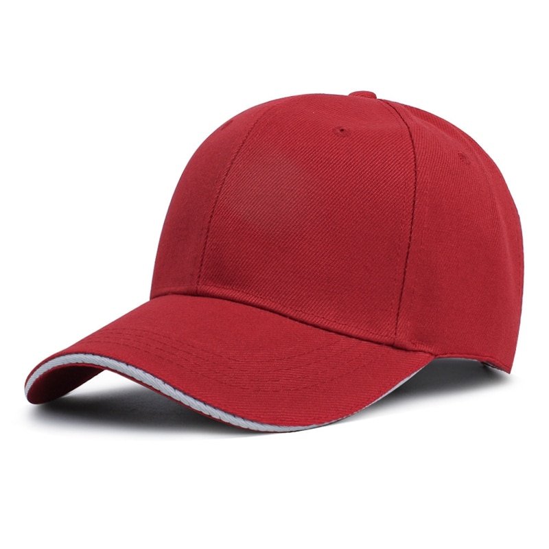 Adjustable Shade Outdoor Red Baseball Cap